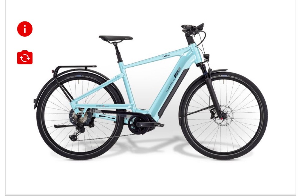 Acheter une bicyclette électrique : CRESTA E giro neo gt Nouveau pour ...